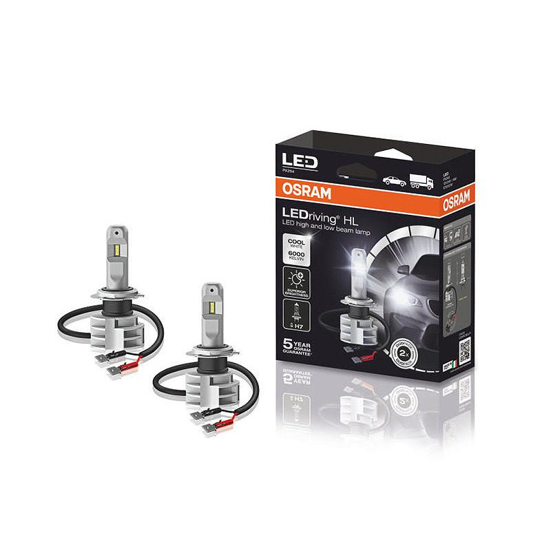 Комплект LED крушки Osram H7 LEDriving HL New Generation 67210CW за фа ...